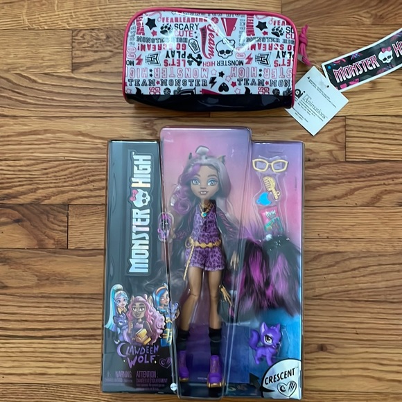 Mattel | Toys | Monster High Clawdeen Wolf Sealed 222 Plus Gaget Case ...